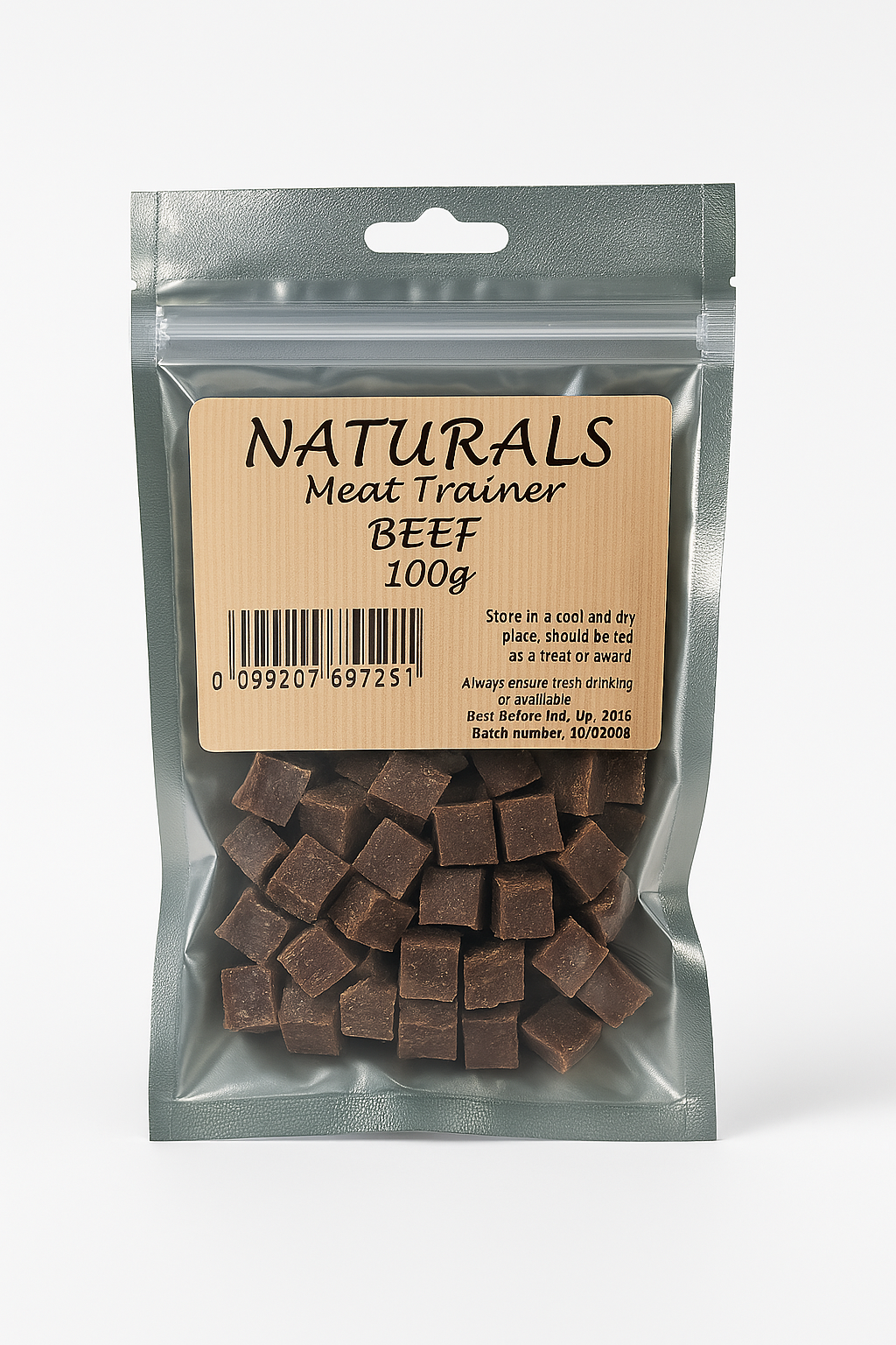 Naturals Meat Trainer Beef 100g – MutzNutz Pet Care