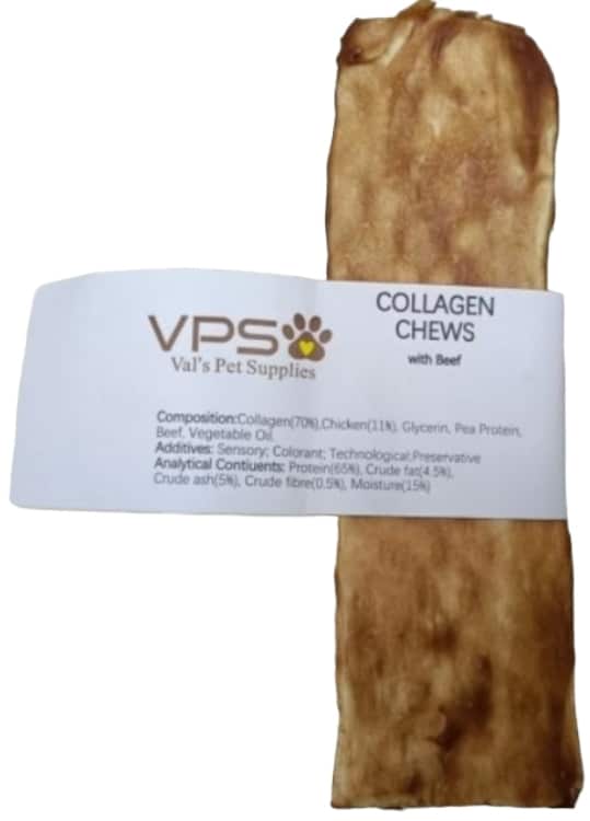 Beef Collagen Chips Dog Treat – MutzNutz Pet Care