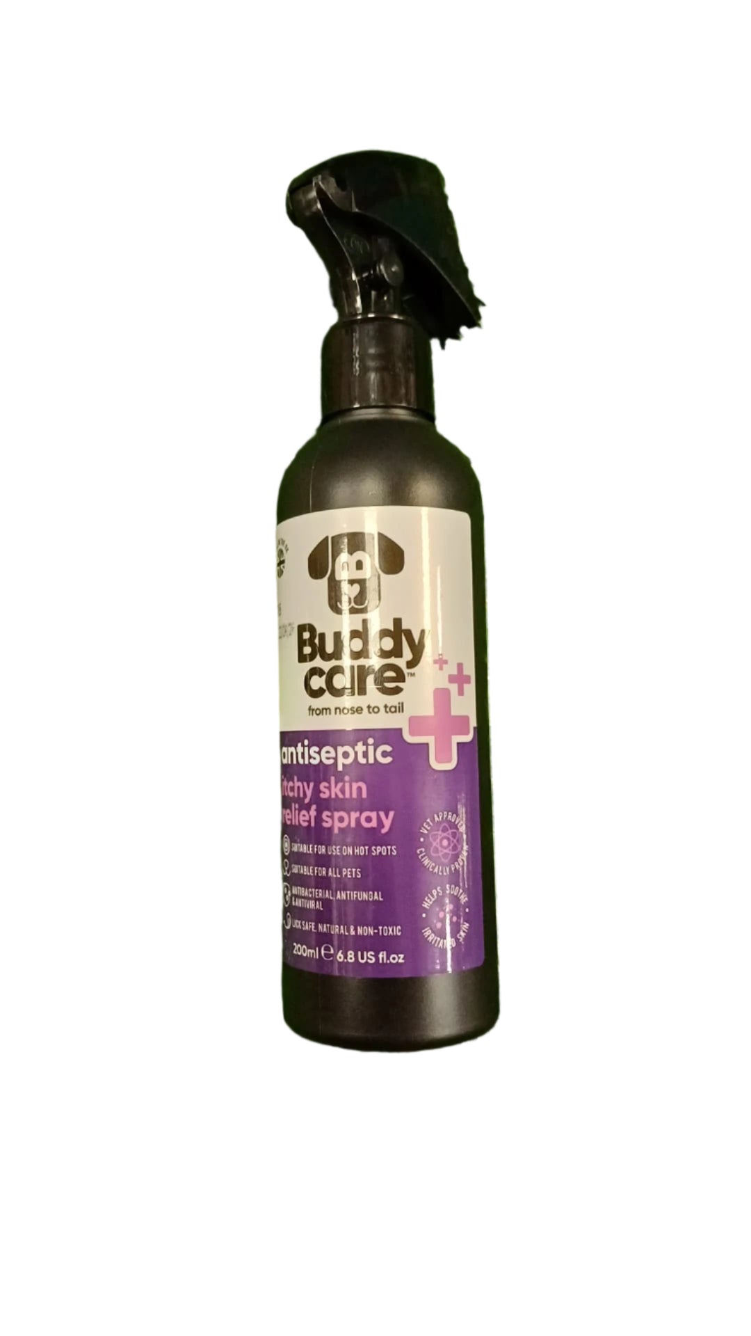 Buddy care Antiseptic Itchy Skin Relief Spray – MutzNutz Pet Care