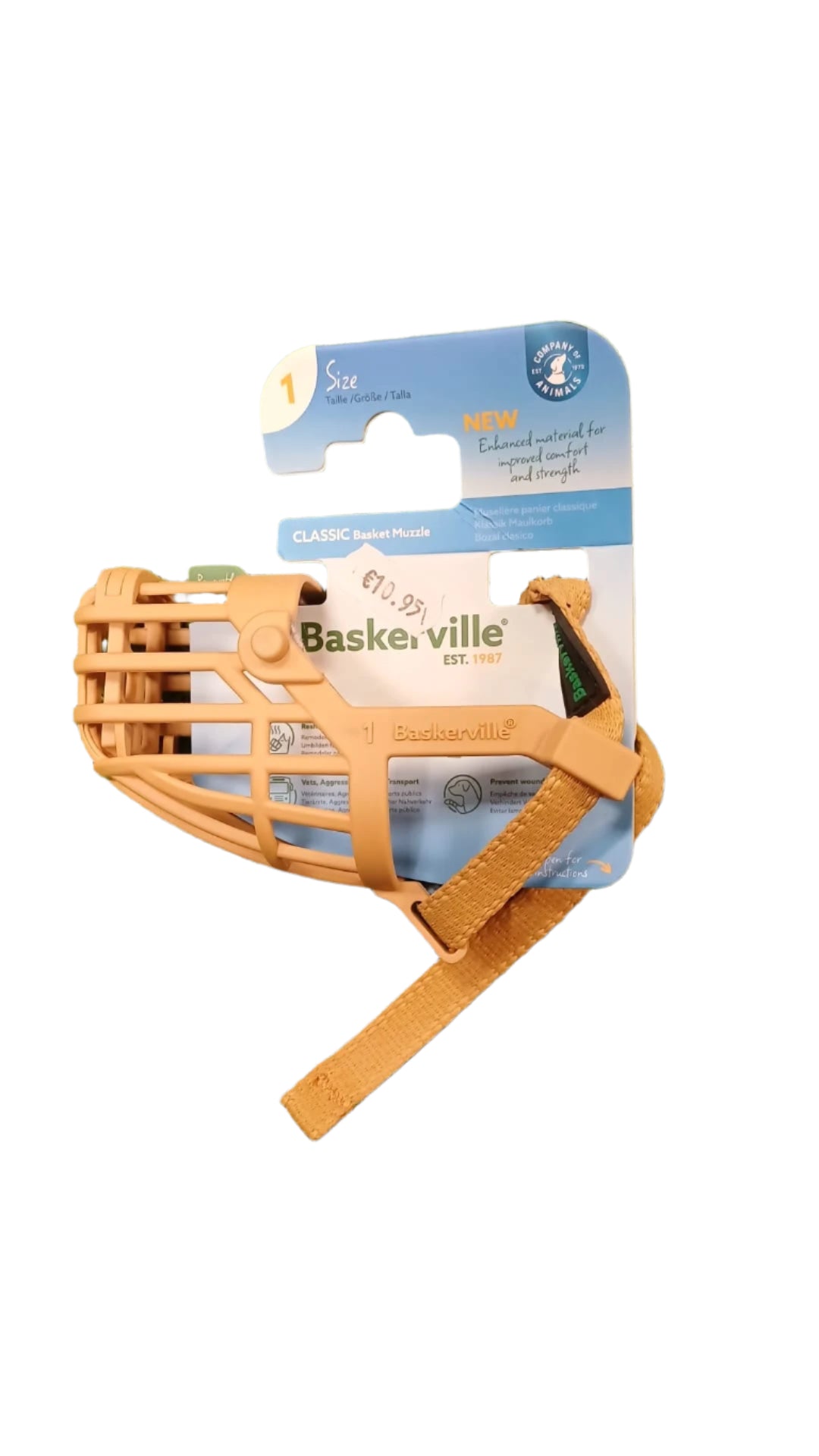 Baskerville Classic Basket Muzzle – MutzNutz Pet Care